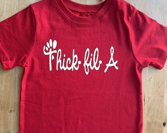 Thick Fil a Shirt - Etsy