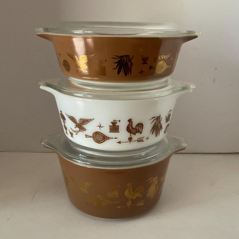 Pyrex Early American - Etsy