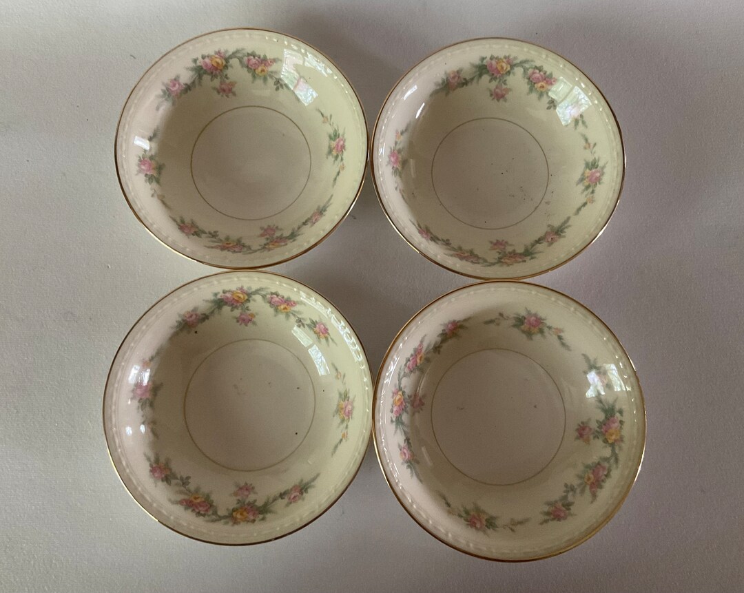 4 COUNTESS G3432 1949 Homer Laughlin China Fruit Bowl S 5 1/2" Eggshell ...