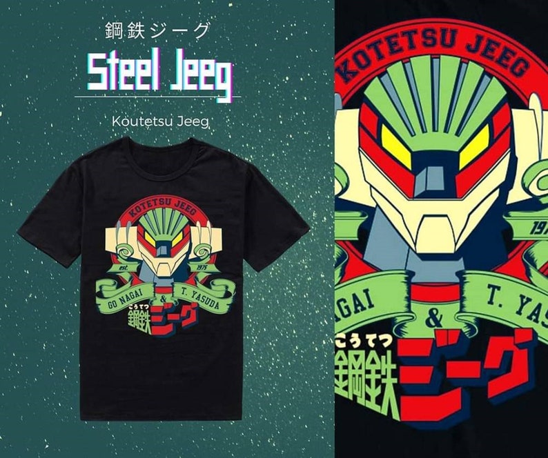 Koutetsu Jeeg Steel Jeeg Japanese Gundam Super Robot Anime - Etsy Canada