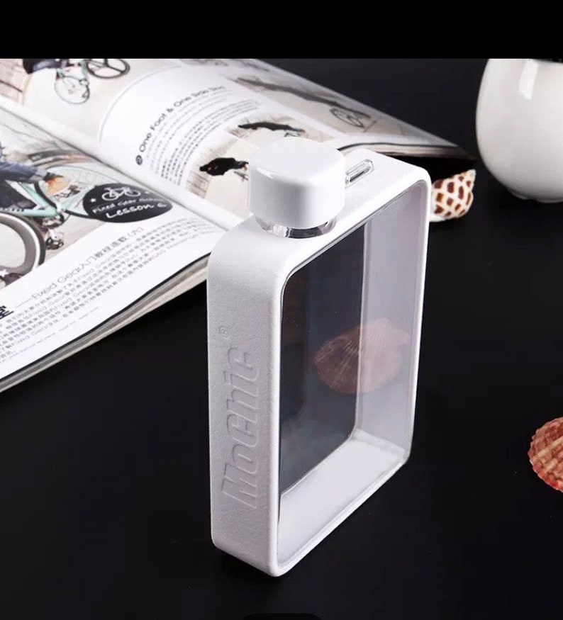 Personalize Outdoor Flask Shaped Flat Paper Water Bottle | Etsy