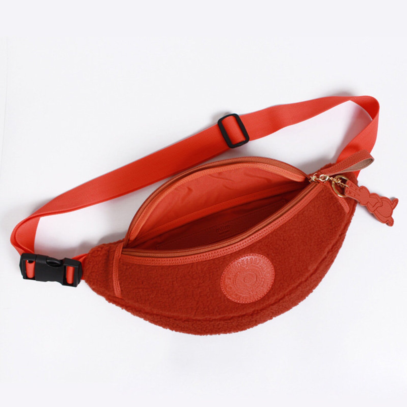 Miim Fuzzy Red Fanny Pack Eco Friendly - Etsy