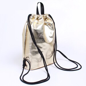 Metals / Shiny Drawstring Bag - Etsy