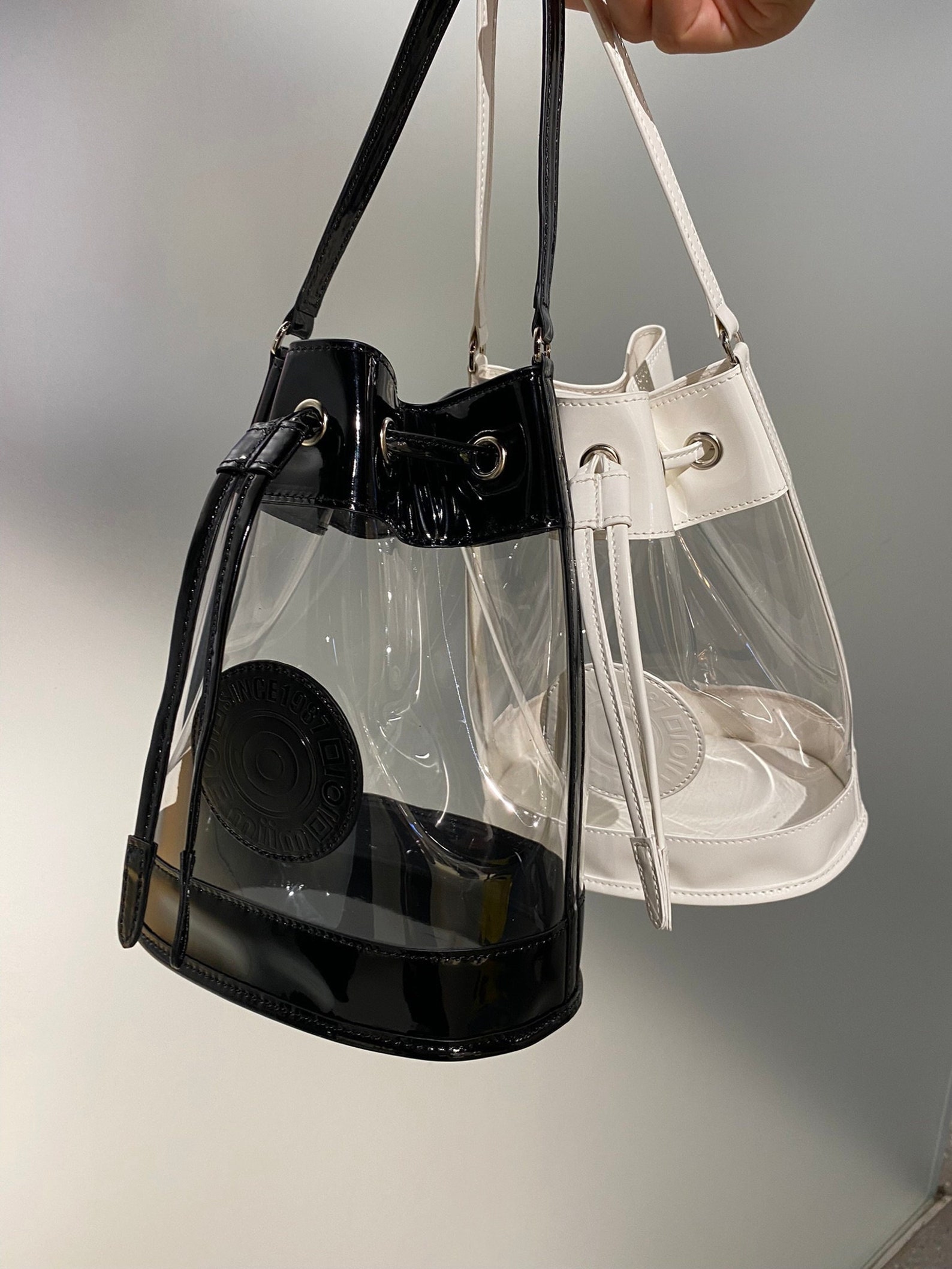 Rio Summer Bucket Bag/ Clear / Pvc / Stadium / Patent - Etsy