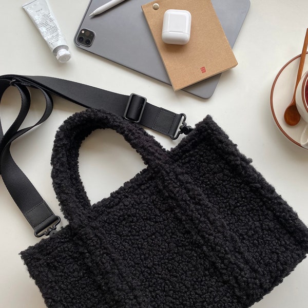 Fuzzy Tote Bag - Etsy