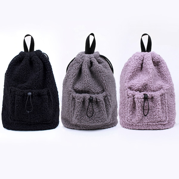 Pink Fluffy Backpack - Etsy