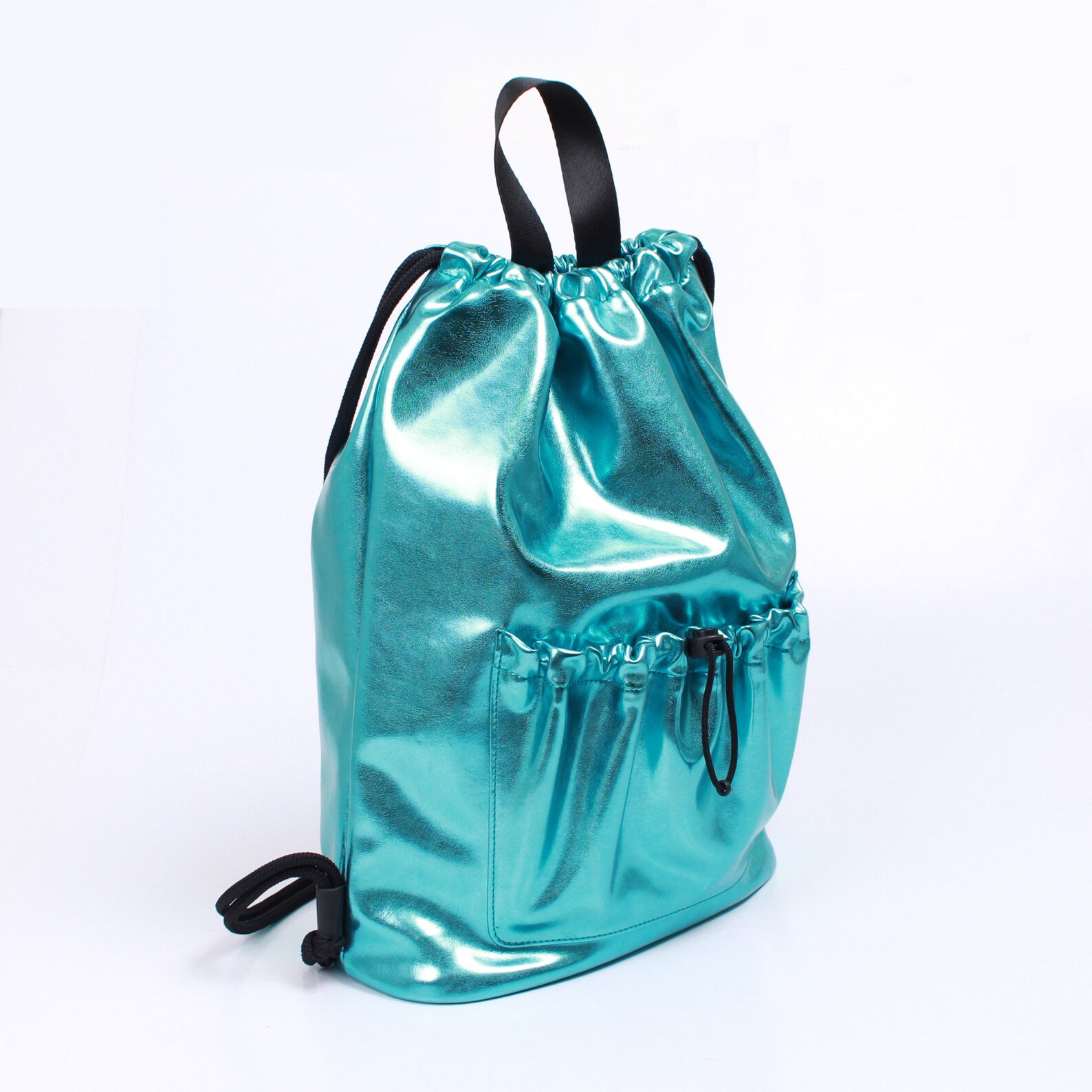 Metals / Shiny Drawstring Bag - Etsy