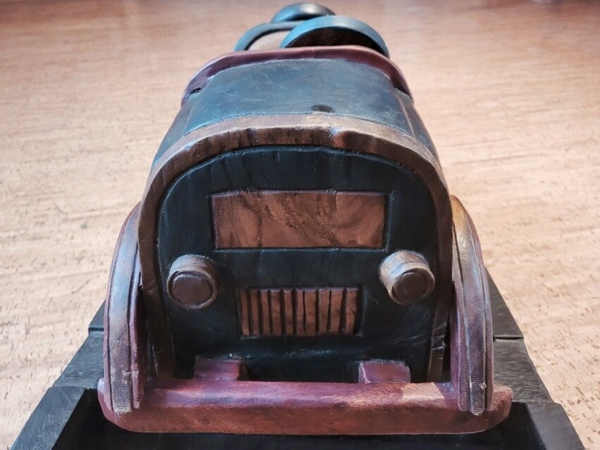 Fine and Rare Carved Wooden Rocking Car - Etsy