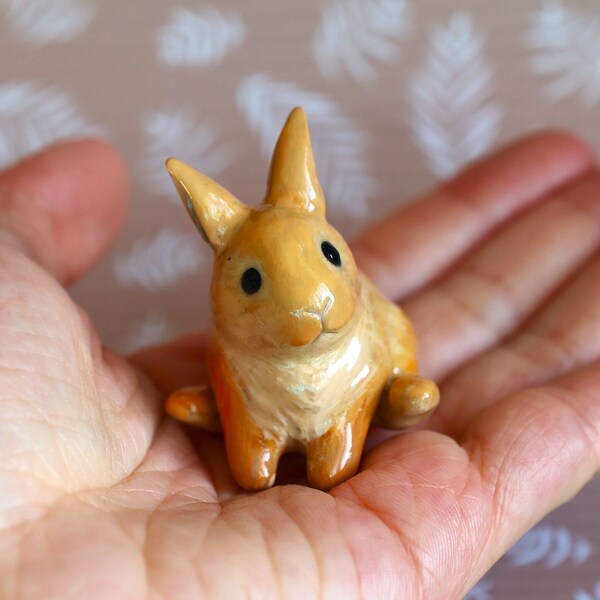 Clay Rabbit - Etsy UK