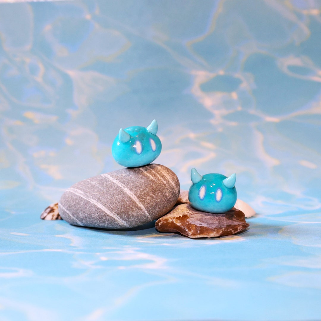 Little Hydro Slimes, Genshin Impact, Cute Video Game Creatures and ...