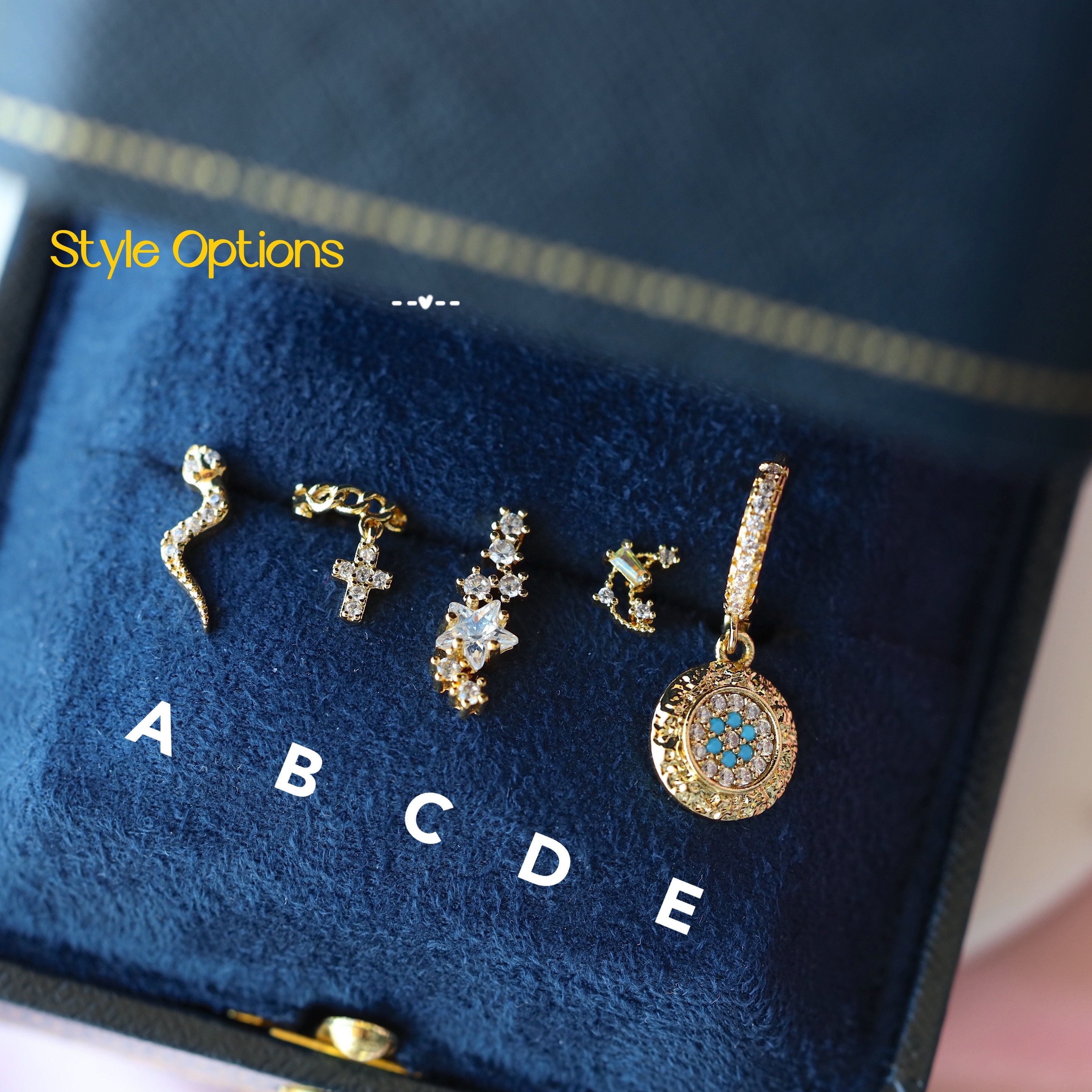 Tiny Cross Hoops 18K Helix Cross Earrings Minimal Cross - Etsy