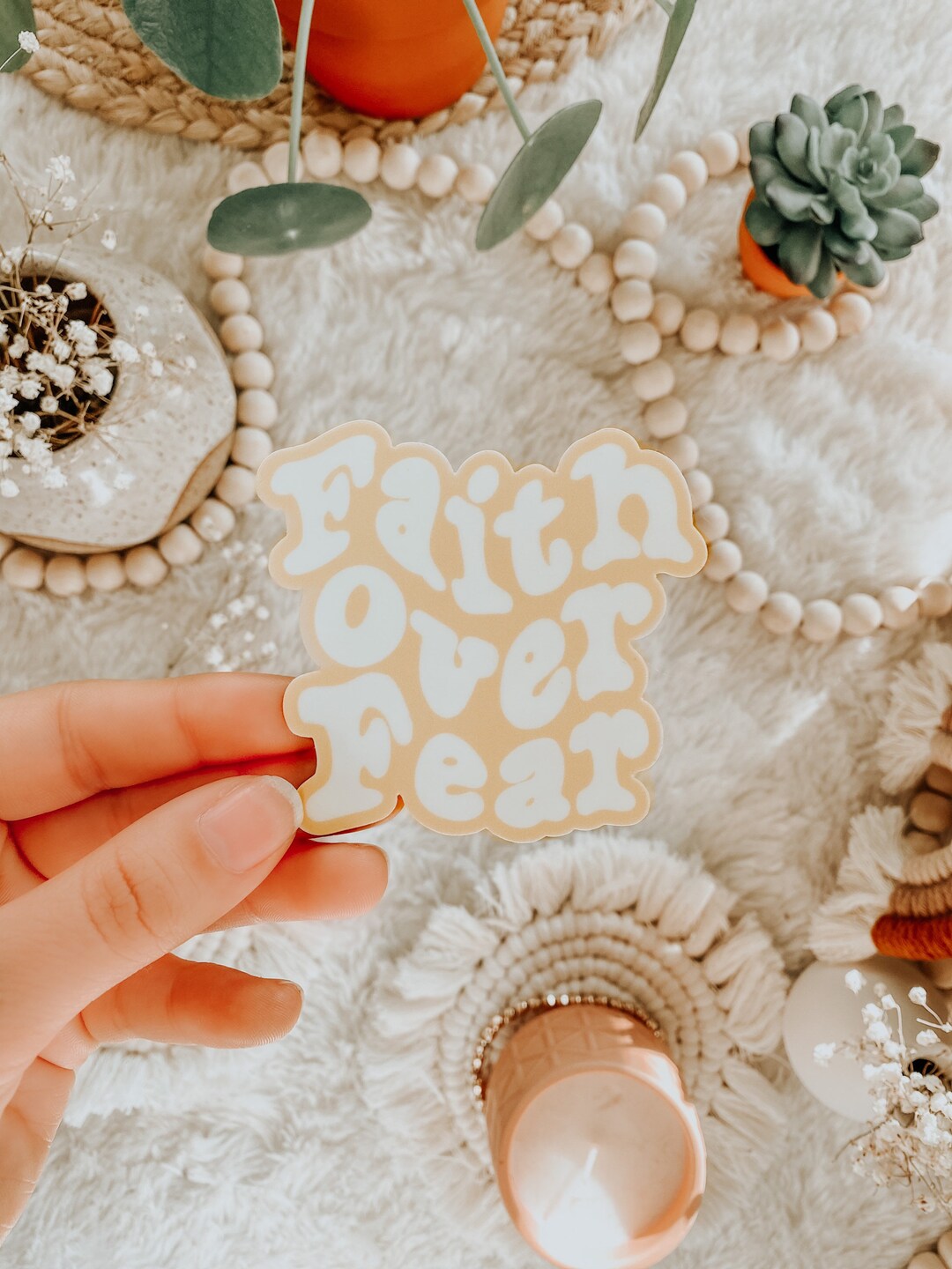 Glaube über Angst - Etsy Österreich