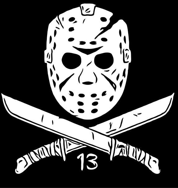 Jason Hockey Goalie Mask Friday The 13th Camp Crystal Lake 80s Horror