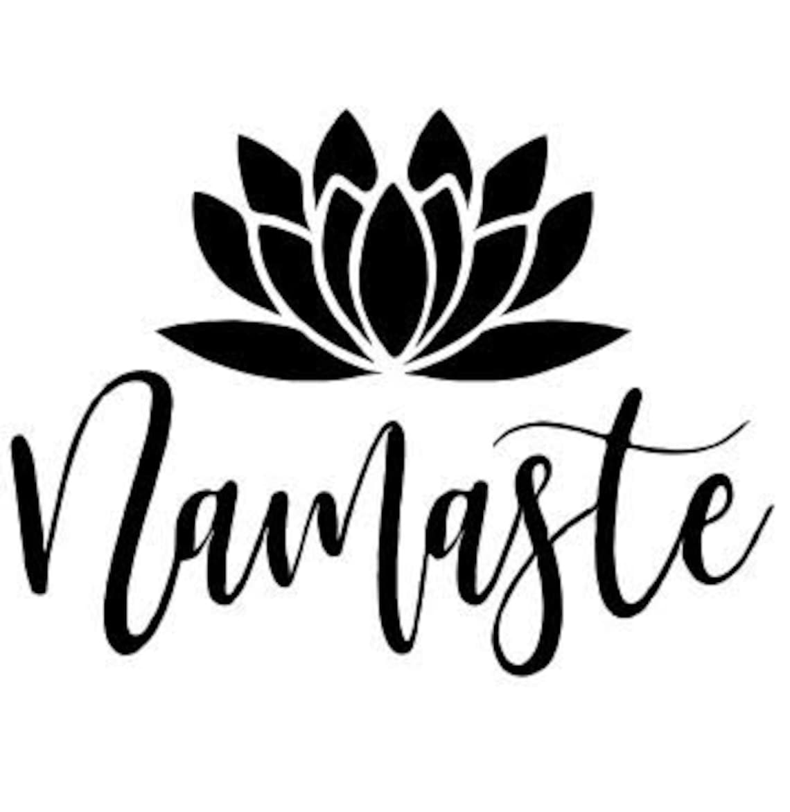 Namaste Svg | Etsy