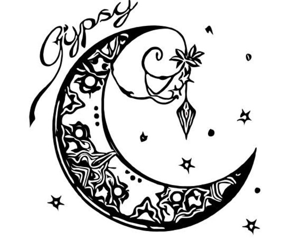 Scrapbooking Clip Art & Image Files gypsy moon svg Papercraft etna.com.pe