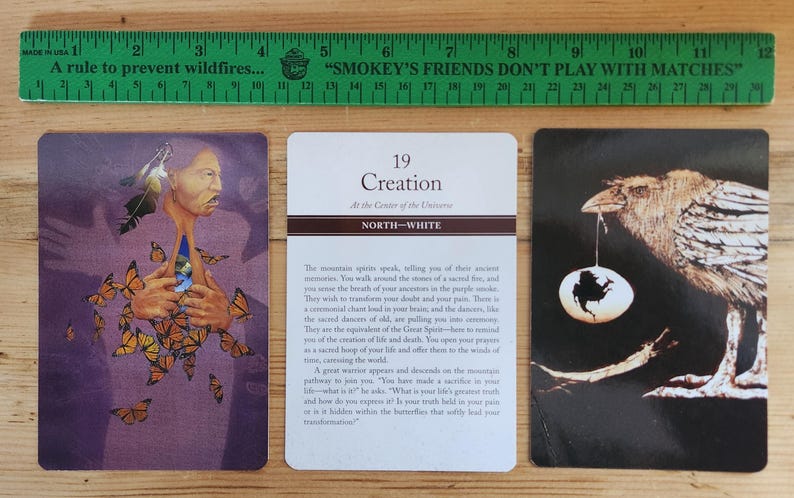 Sacred Vision Oracle Cards by Lynn V. Andrews, 29 Card Deck With ...