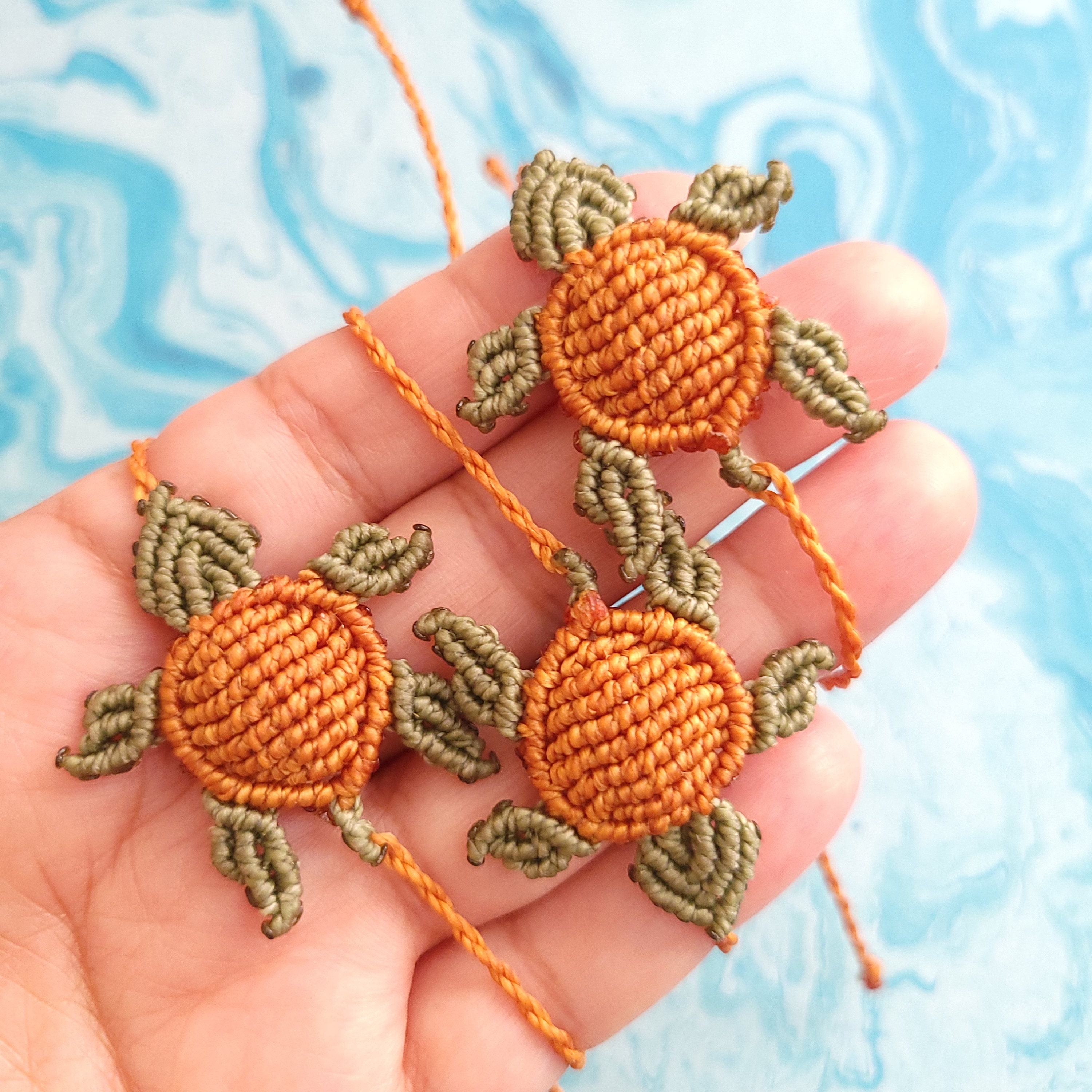 Macrame Sea Turtle Adjustable Waterproof Bracelet - Etsy