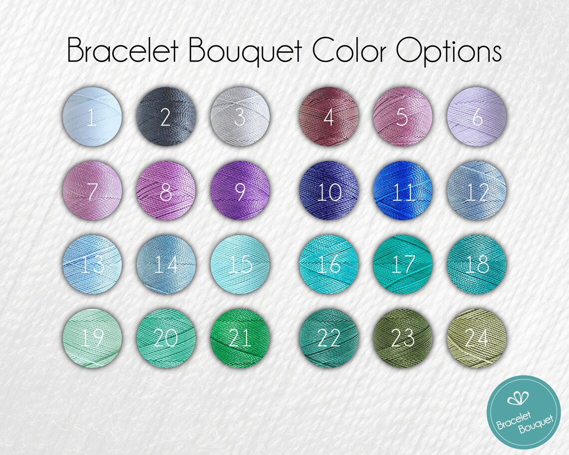 Solid Choose Your Own Color Macrame Waterproof Adjustable Bracelet - Etsy