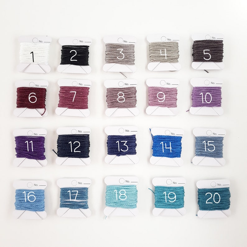 Solid Choose Your Own Color Macrame Waxed Thread Adjustable | Etsy