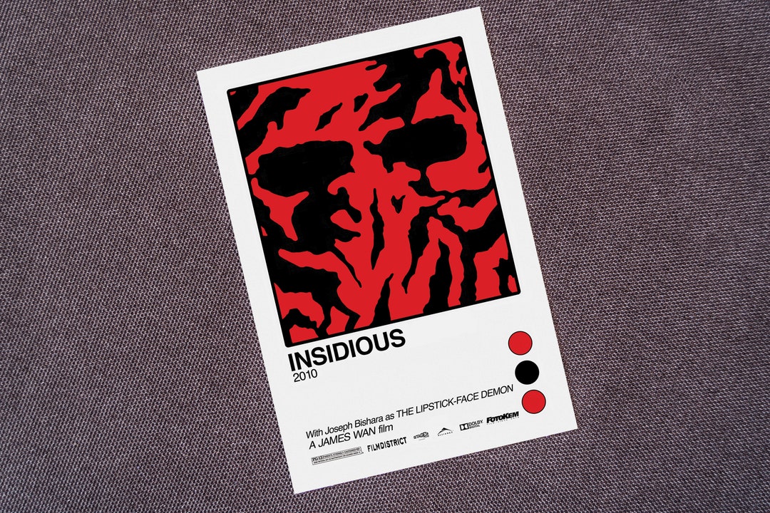 Insidious Poster Sticker for Laptop, Hydroflask, Car, Book, Aesthetic ...