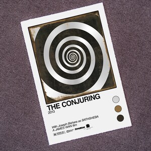The Conjuring Horror Poster Sticker for Laptop, Hydroflask, Car, Book ...