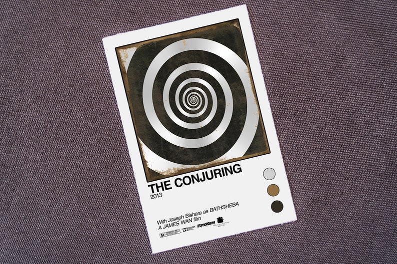 The Conjuring Horror Poster Sticker for Laptop Hydroflask - Etsy
