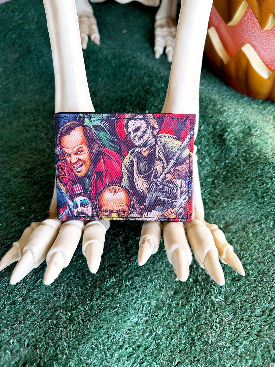 Horror Villains Bifold Wallet, for Men, for Women, Leather Wallet, Card ...