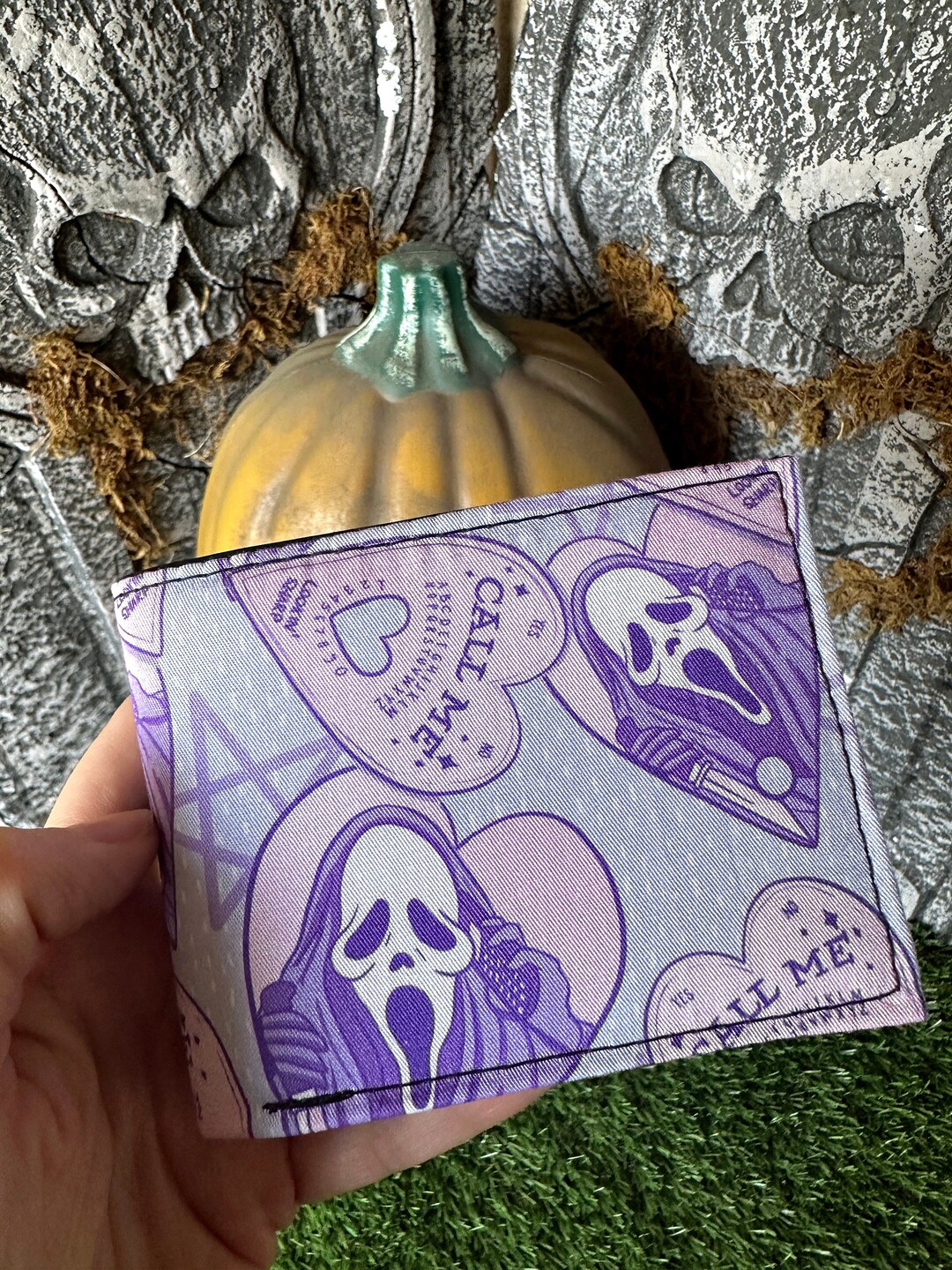 Pastel Ghostface Bifold Wallet for Men for Women Leather - Etsy