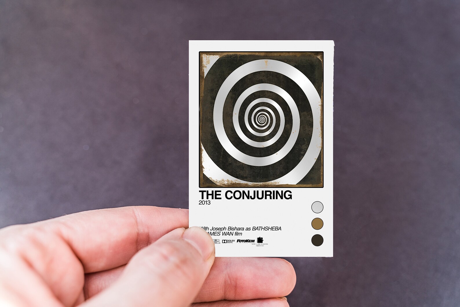 The Conjuring Horror Poster Sticker for Laptop Hydroflask - Etsy