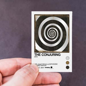 The Conjuring Horror Poster Sticker for Laptop, Hydroflask, Car, Book ...