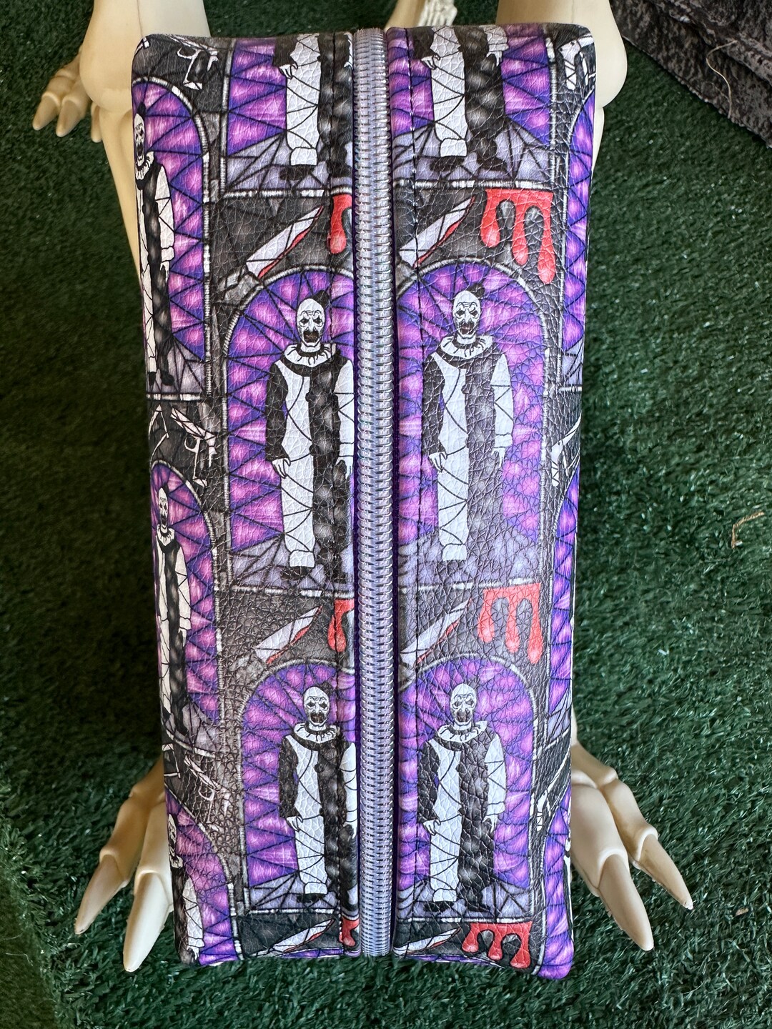 Terrifier Vinyl Rectangular Toiletry Bag With Handle, Stationery, Mens ...