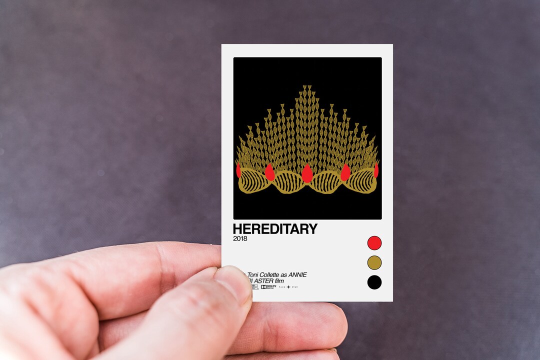 Hereditary Poster Sticker for Laptop, Hydroflask, Car, Book, Aesthetic ...