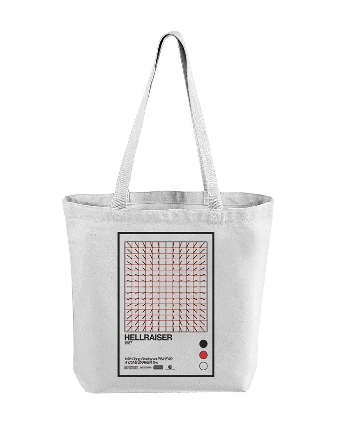 Hellraiser Tote Bag, Horror Movies 2024, Canvas, for School, Aesthetic ...