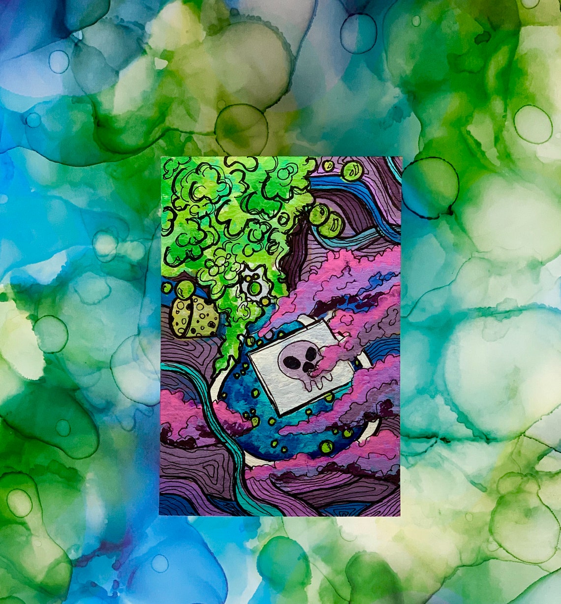 Toxic Potion - Wall Art, Potion Wall Art, Spooky Print, Witchy ...