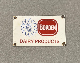 Borden Dairy Sign - Etsy