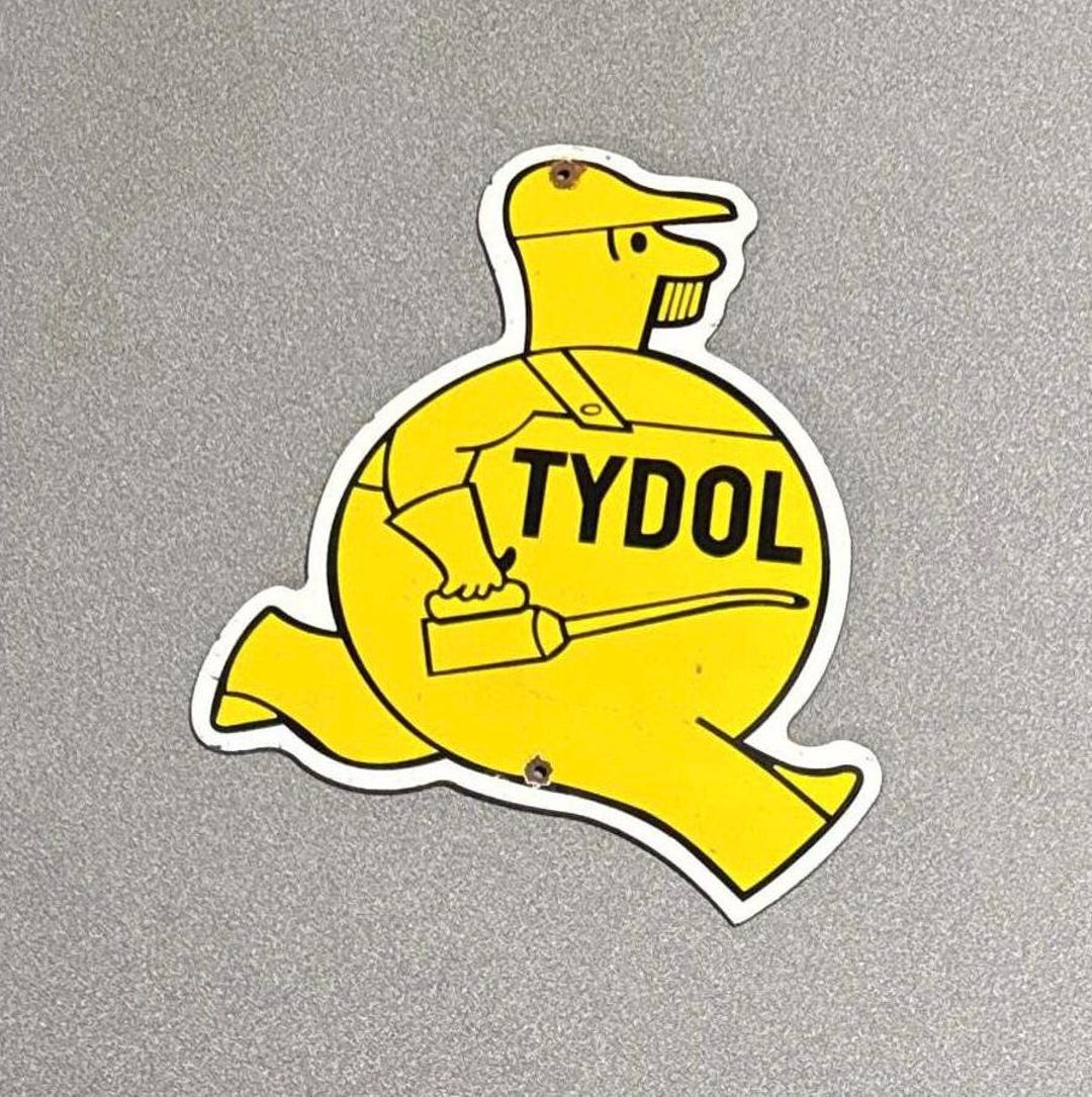 VINTAGE TYDOL MAN Porcelain Sign Car Oil Gas Truck Motorcycle - Etsy