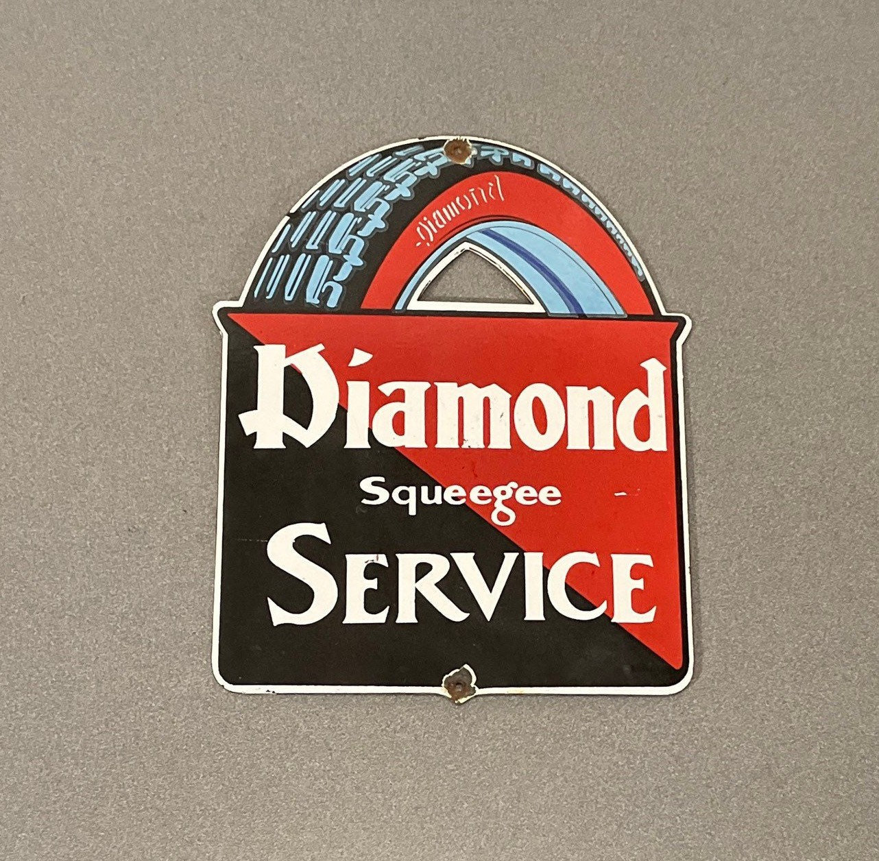 VINTAGE DIAMOND TIRES Porcelain Sign Gas Oil Car - Etsy
