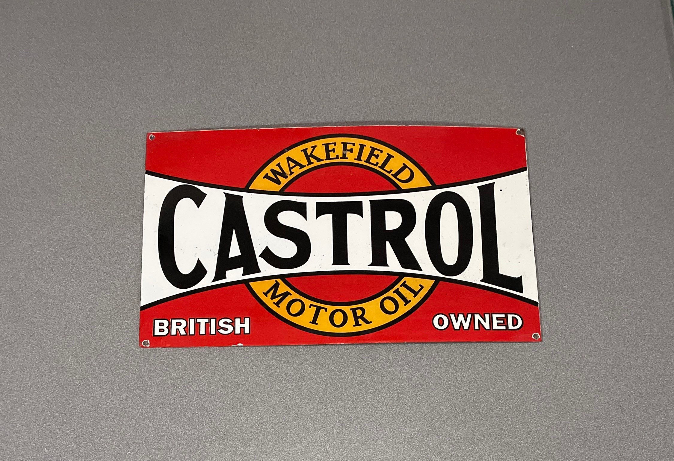 VINTAGE CASTROL Porcelain Sign Car Oil Gas Truck - Etsy