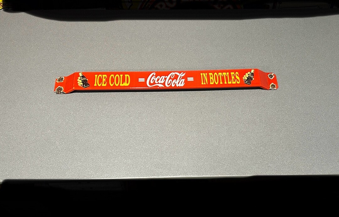 VINTAGE 32” COKE Coca-cola Soda Door Push Bar Car Oil Porcelain Sign - Etsy