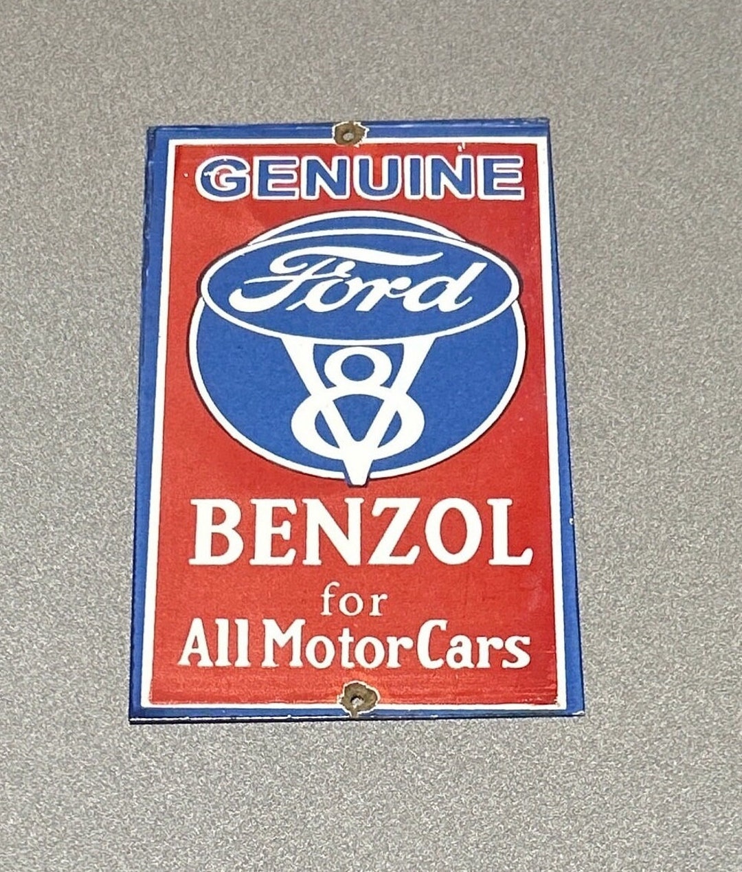 VINTAGE 12” FORD Porcelain Sign Car Oil Gas Truck - Etsy