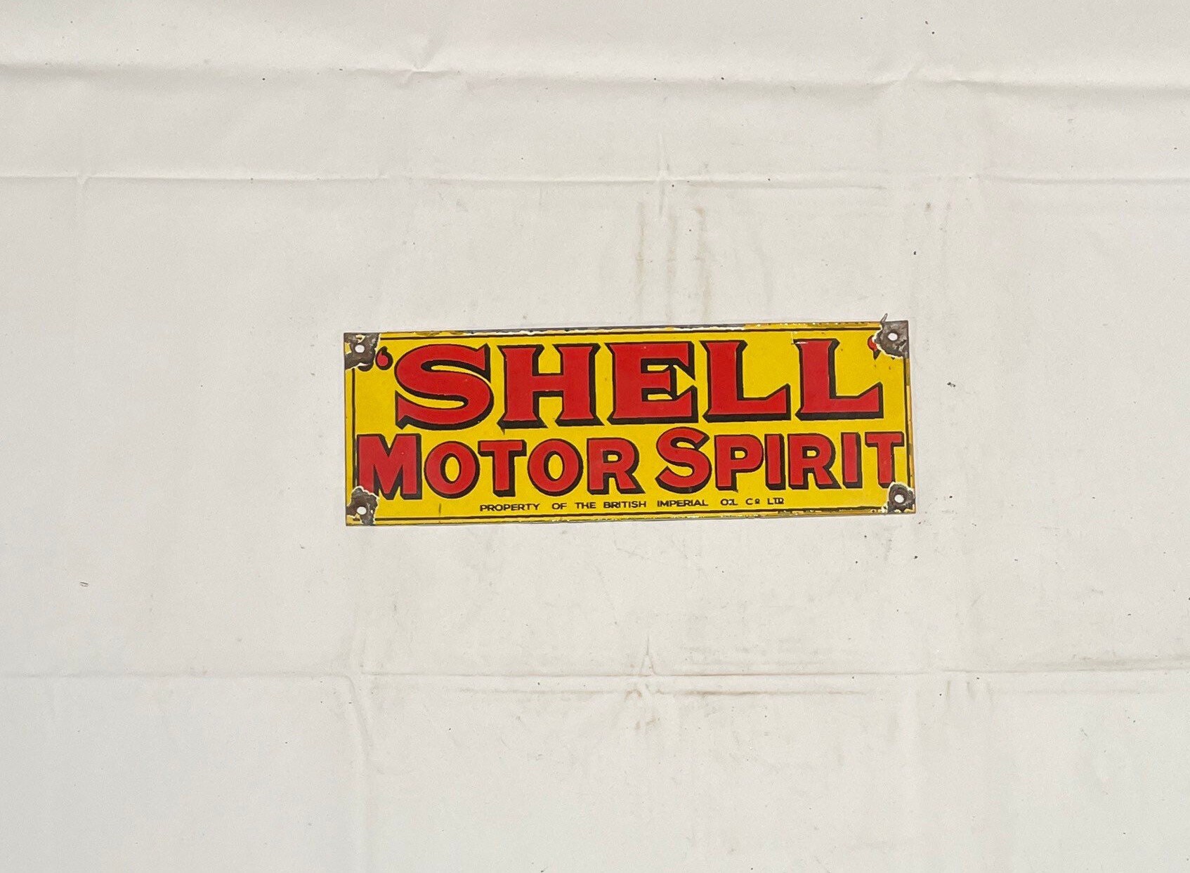 VINTAGE SHELL Porcelain Sign Gas Oil Car - Etsy