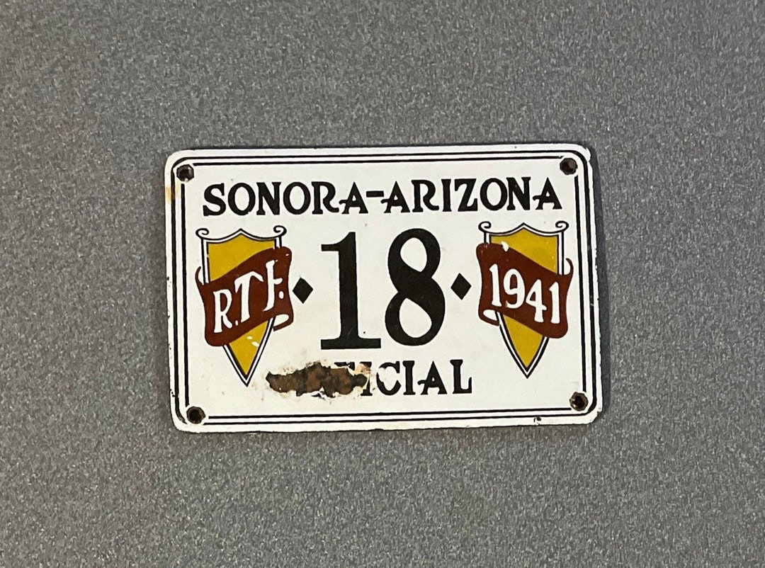 VINTAGE SONORA Porcelain Sign Car Oil Gas Truck - Etsy