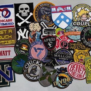 Custom Embroidered Patches Your Own Personalized Logo - Etsy