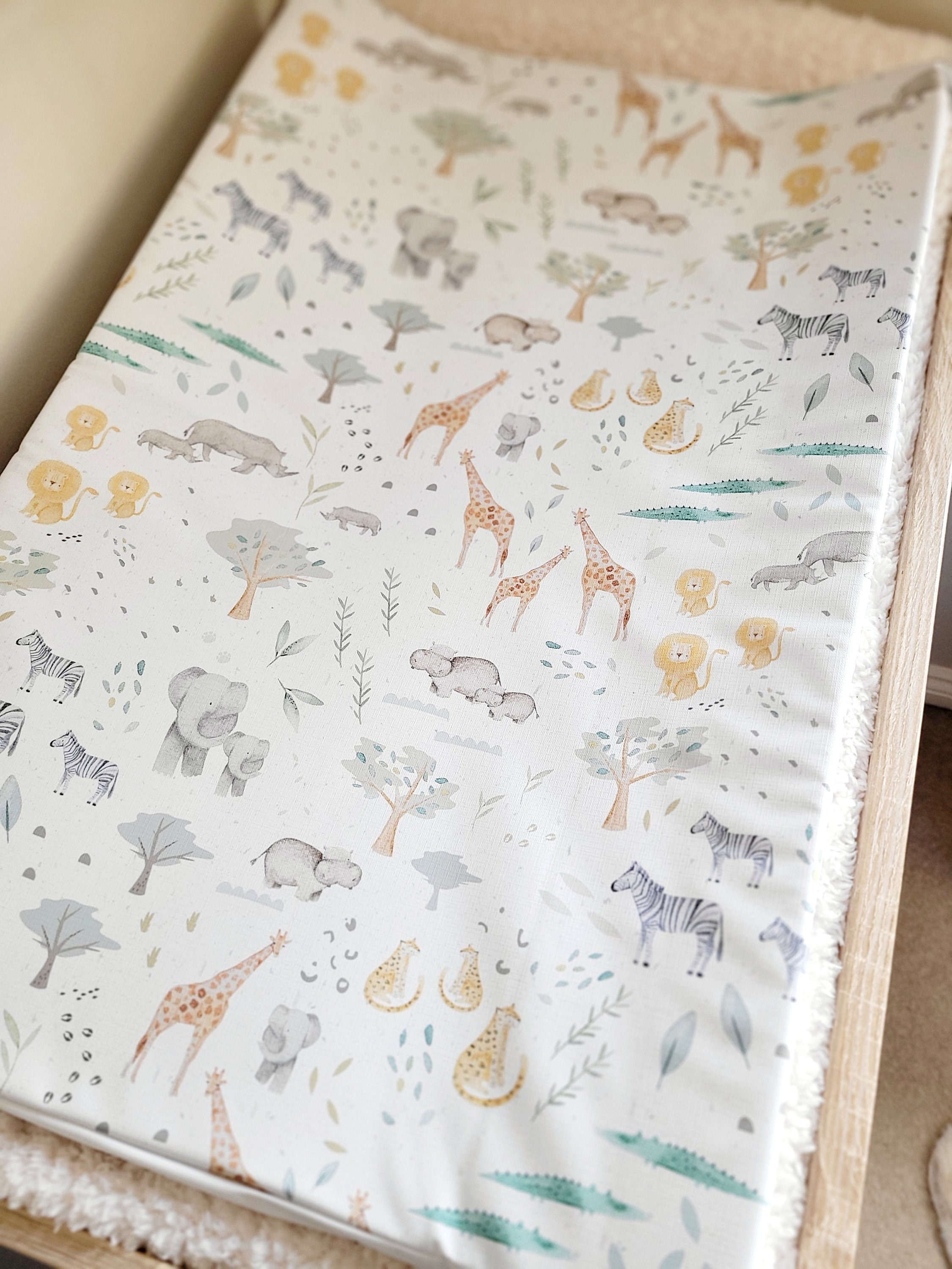Safari Changing Mat, Wild Baby Changing Pad, Boys Girls Neutral Mat ...