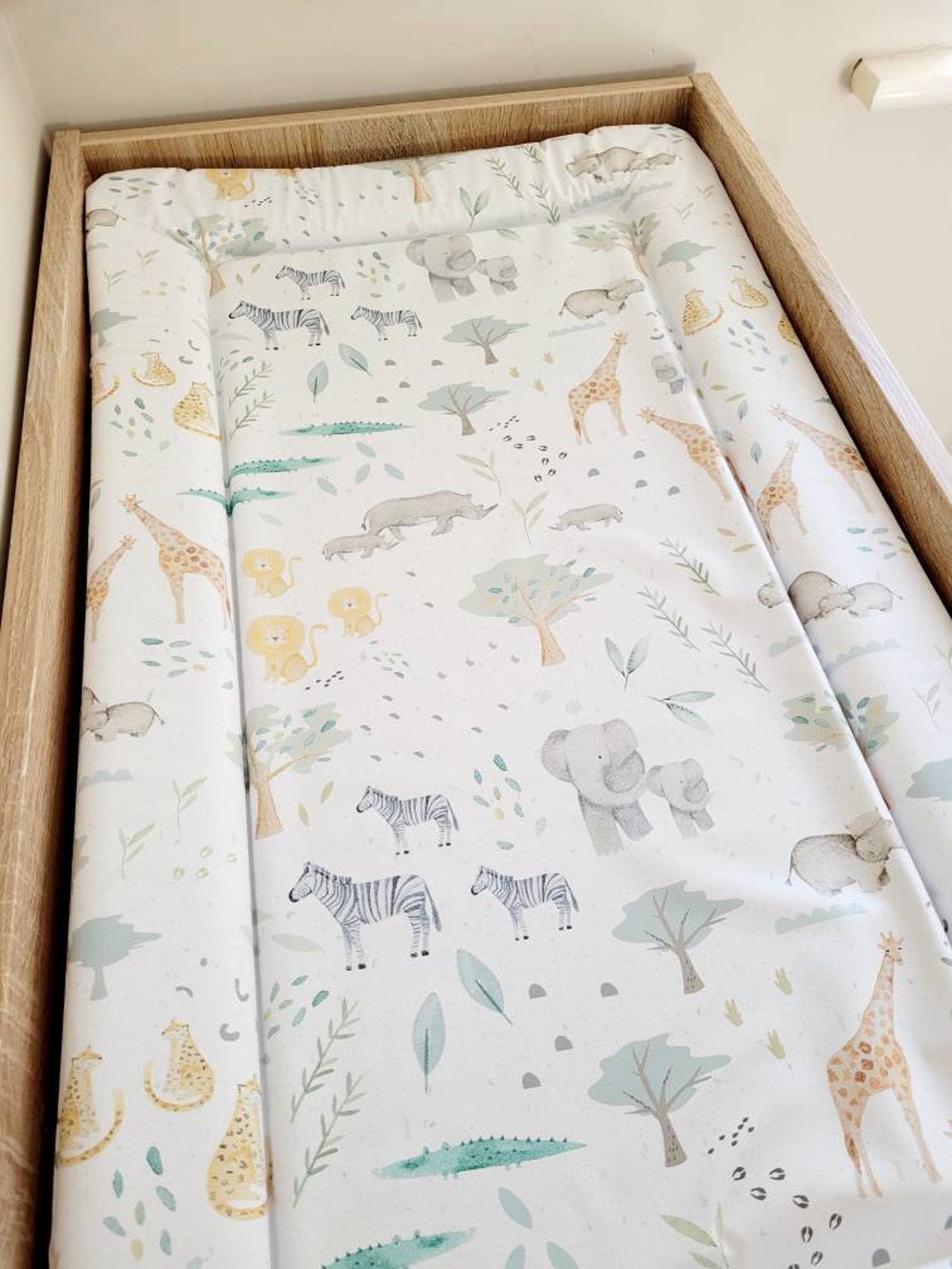 Safari Changing Mat, Wild Baby Changing Pad, Boys Girls Neutral Mat ...