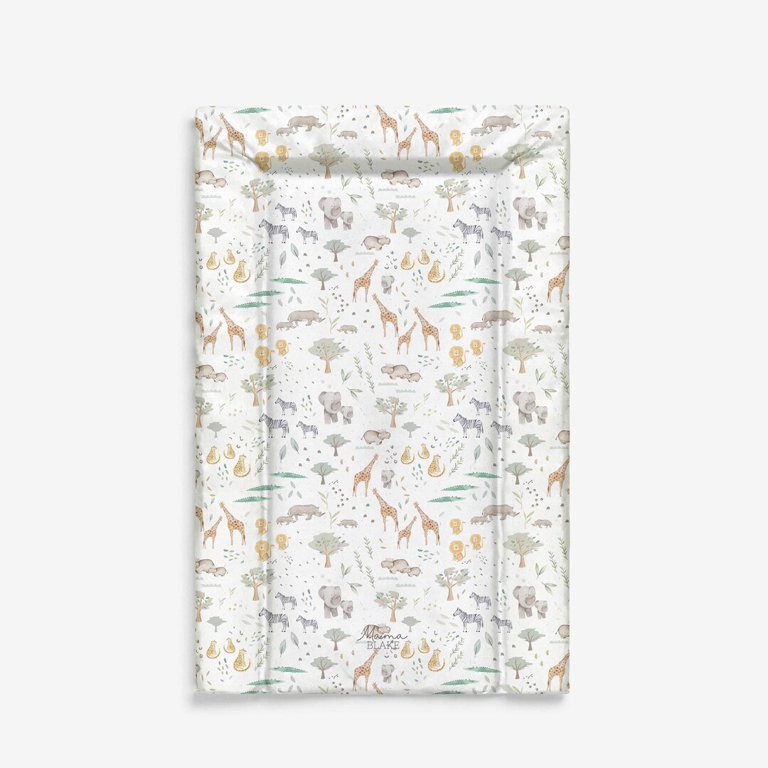 Safari Changing Mat, Wild Baby Changing Pad, Boys Girls Neutral Mat ...