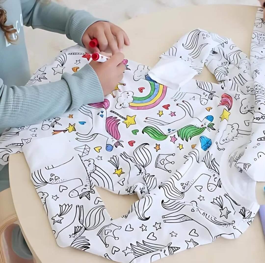 Colour Your Own Pyjamas, Craft for Kids, Christmas Present, Birthday ...