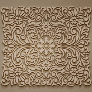 SVG Stencil Template - Vector Laser Cut Stencil Design - Wall Decor ...