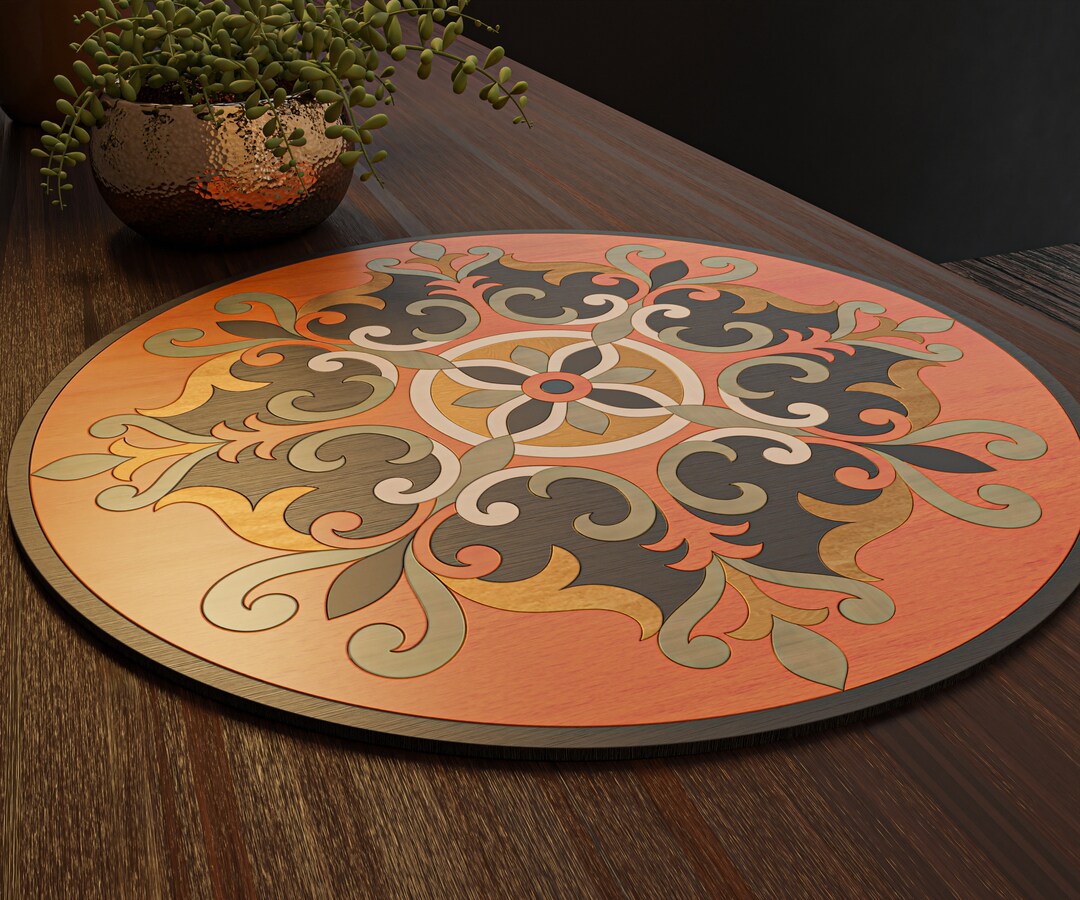 Laser Cut Mandala Puzzle Template - Quilt / Mandala Mosaic / Marquetry ...