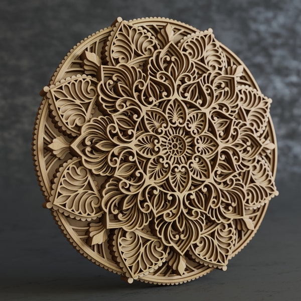 Multilayer Mandala - Etsy